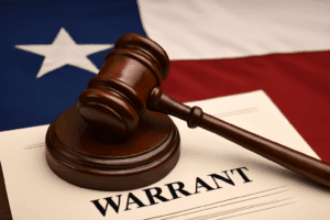texas arrest warrant example